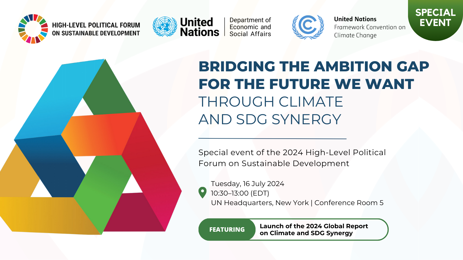 Harnessing Climate and SDGs Synergies | Department of Economic and Social Affairs
